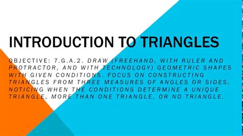 Flipped Classroom Triangle Reviewconstructions Youtube