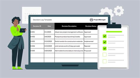 Decision Log Template For Excel Free Download