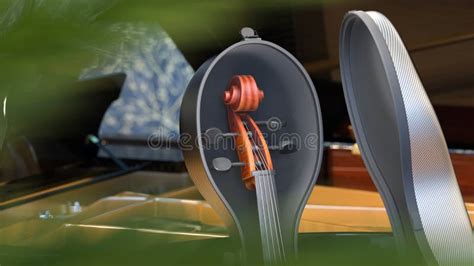 Classic String Musical Instrument Modern Design Stock Image Image Of