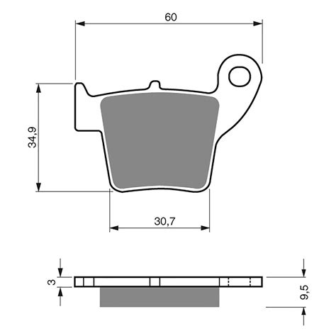 Goldfren K5 Off Road Racing Brake Pads Gf176k5