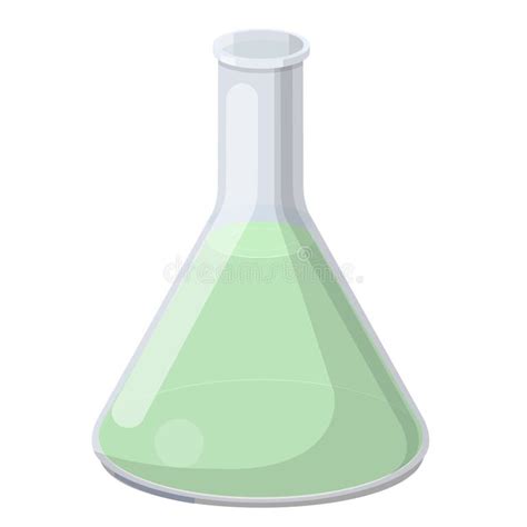 Flask Chemical Lab Stock Vector Illustration Of Lighting 345454169