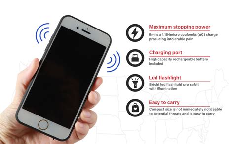Smart Magiusa Cell Phone Stun Gunrechargeable Mobile
