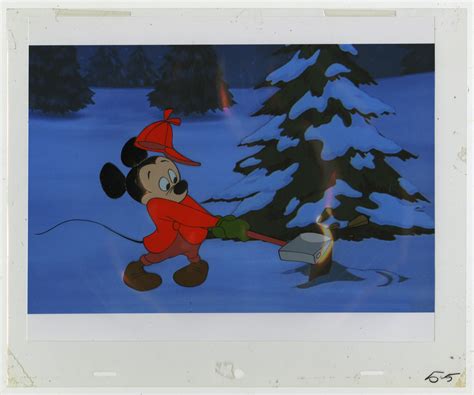 Plutos Christmas Tree Production Cel Id Marmickey18014 Van Eaton