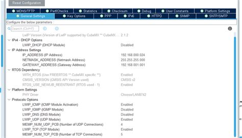 When Configuring The Stm32h743iit6 Chip With Lwip Stmicroelectronics Community