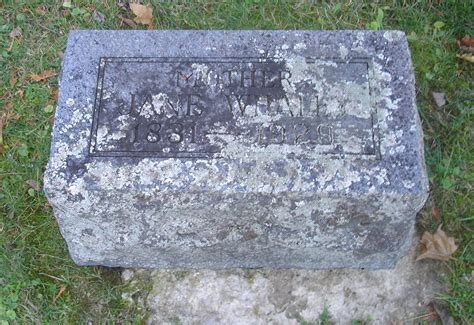 Jane Whaley Whaley 1831 1929 Find A Grave Memorial