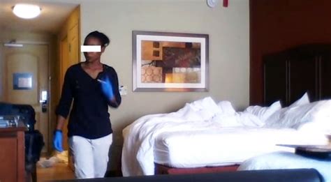 Video Hotel Guest Secretly Films Maid Going Through His Possessions