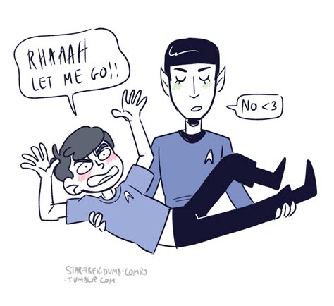 Star Trek Strange New Dumb Comics • Spones Spock Carrying Bones