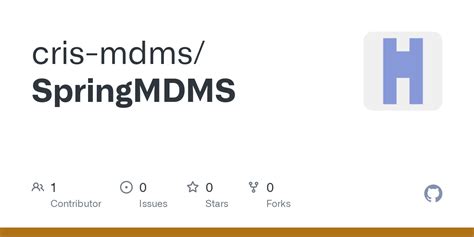 Github Cris Mdmsspringmdms