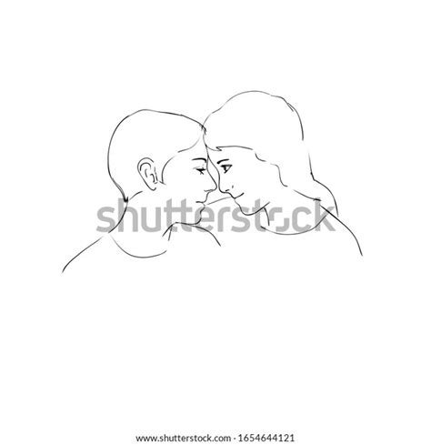 Illustration Two Girls Hugging Girlfriend Talkingsketch Stock
