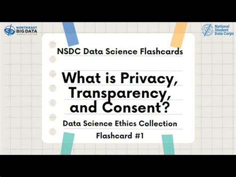 Data Science Ethics Flashcard 1 Privacy Transparency And Consent