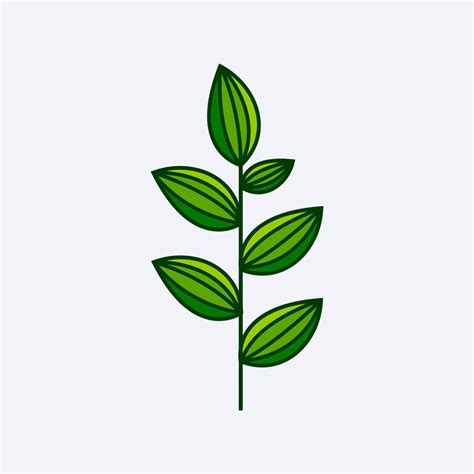 Green Fresh Leaf Design Vector 22299245 Vector Art At Vecteezy