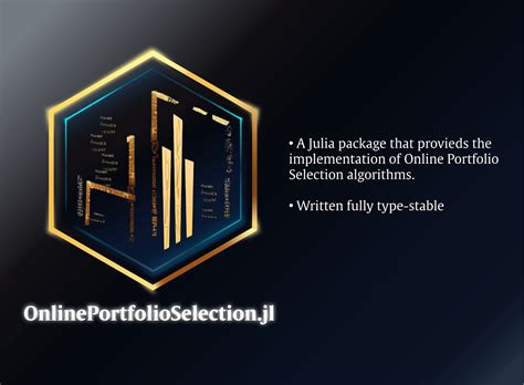 ANN OnlinePortfolioSelection Jl Package Announcements Julia Programming Language