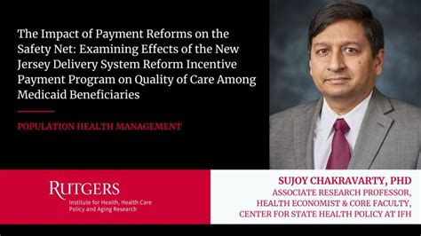 Congratulations To My Colleagues At The Rutgers Institute For Health On Their Work Assessing The