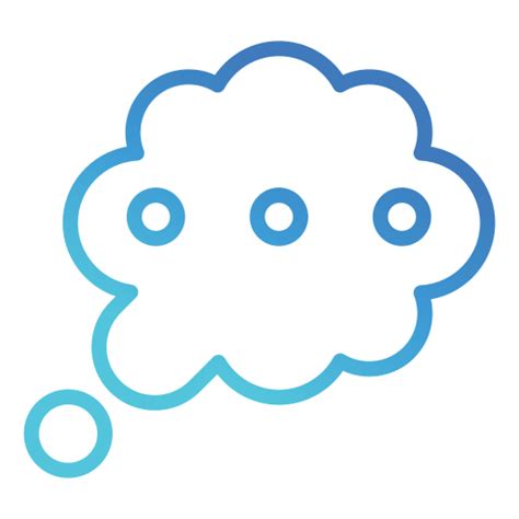 Thinking Generic Gradient Outline Icon Thinking Generic Gradient Outline Icon