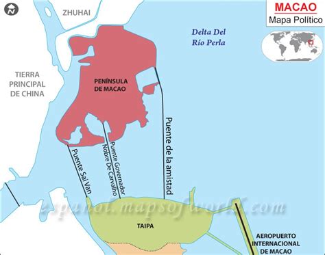 Macao Mapa Mapa