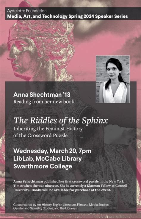 Anna Shechtman The Riddles Of The Sphinx Inheriting The Feminist History Of The Crossword