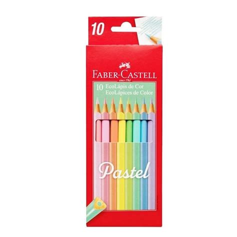 Lapices De Colores Faber Pastel X 10 Largos Faber Castell