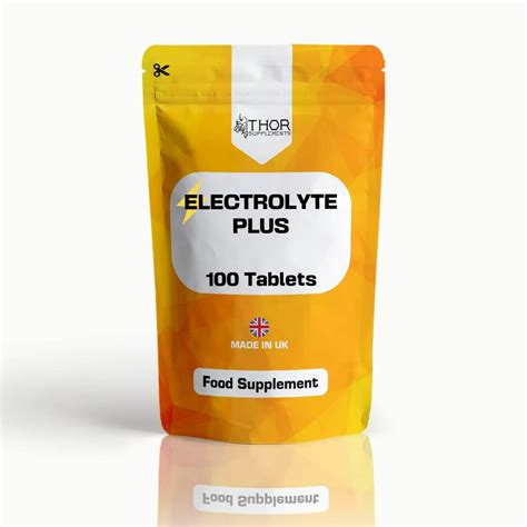 Electrolyte Plus 100 Tablets Thor Supplements