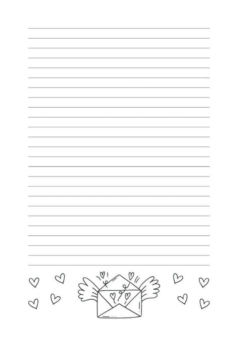 Cute Lined Paper Printable 13 Free Designs The Pink Craft Box