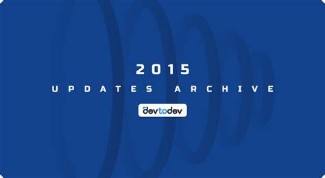 Devtodev Devtodev Key Milestones In 2015