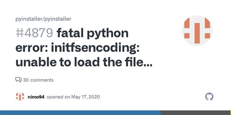 Fatal Python Error Initfsencoding Unable To Load The File System
