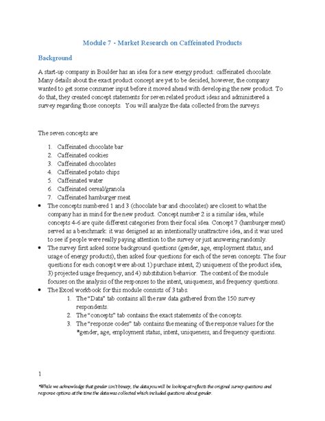 Module 7 Chapter F2f Notes For Mod 7 Module 7 Market Research On