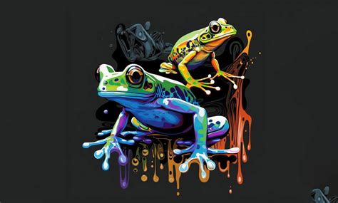 Dart Frog Digital Art Graphic By Poster Boutique · Creative Fabrica