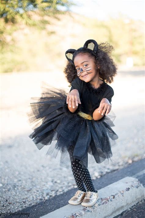 Diy Easy Last Minute Girls Kitty Cat Halloween Costume Cat Costume