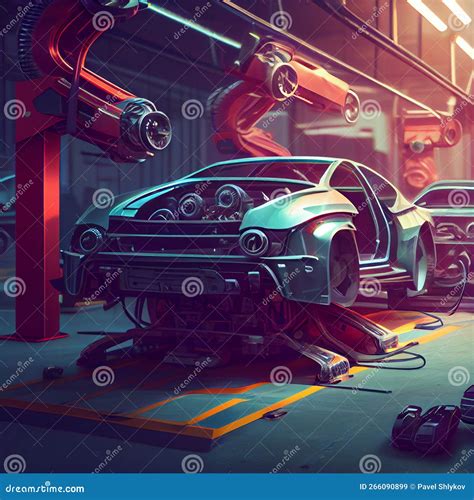 Automobile Assembly Factory Car Assembly Conveyor Manufacturing