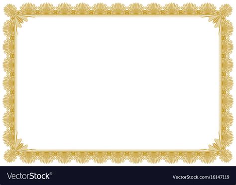 Classic Border Frame Editable Royalty Free Vector Image