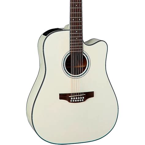 Takamine Gd35ce 12 12 String Acoustic Electric Guitar Pearl White