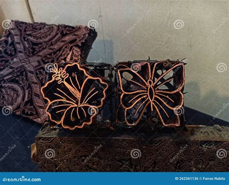 The Form Of Printing A Typical Batik Canting From Java Butterfly Shape