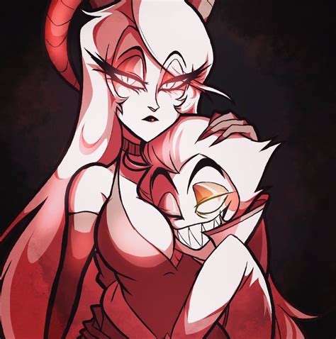 Lucifer Morningstar And Lilith Hazbin Hotel Drawn By Hinsou