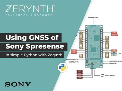 using gnss of sony spresense in simple python with zerynth