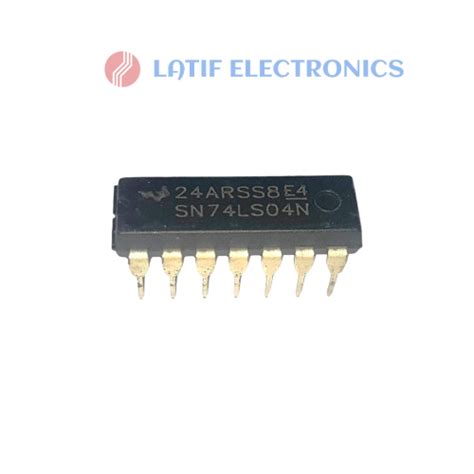 Sn74ls04 Hex Inverter Gate Latif Electronics لطيف للالكترونيات
