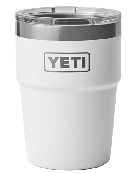 Yeti Single 16 Oz Stackable Cup V2 White Matériel Cuisine Snowleader