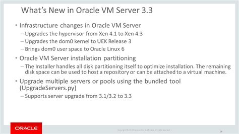 Con8472 Whats New With Oracle Vm Server For X86 And Sparc Ppt Download