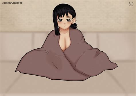 Rule 34 Big Breasts Black Hair Blanket Blush Chainsaw Man Couch Couch