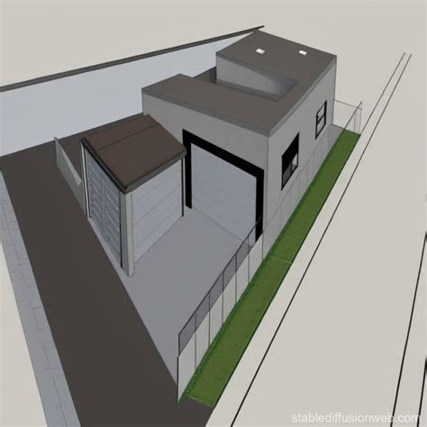 Modern Contemporary Car Workshop Design Stable Diffusion Online