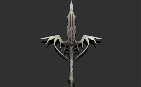 Artstation Dragon Spear Weapon Set