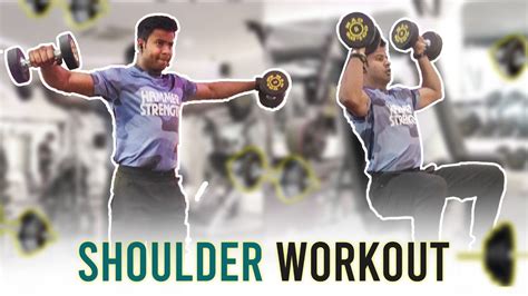 Best Shoulder Exercises For Beginners 1 Gym Workout Series Youtube