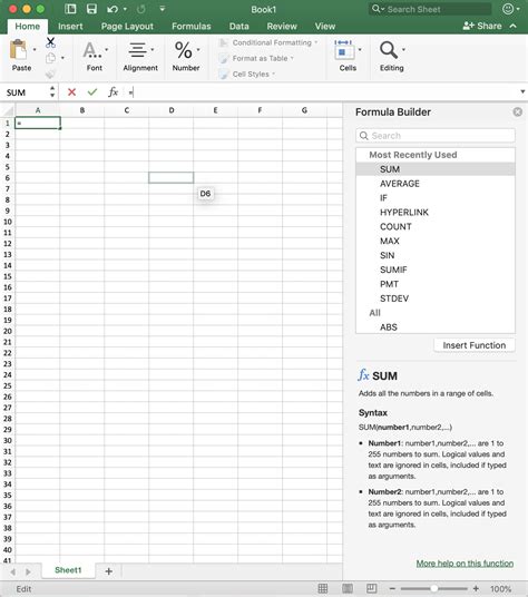 Excel Formula Builder Excel Formula Map Map Screenshot