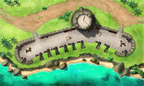 Coastal Battery Rpg Map By Limithron Limithron
