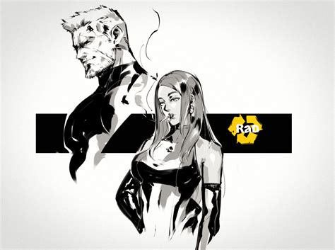 Cinder Carla And Invincible Rummy Armored Core And 1 More Drawn By