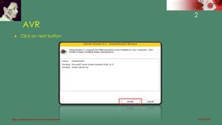 AVR Installation ATmel Studio PDF