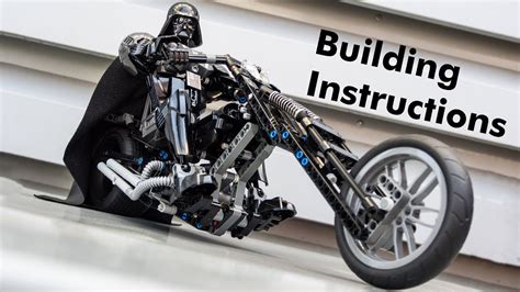 Darth Vaders Lego Technic Motorcycle Building Instructions 42036