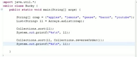 Sort And Reverse ArrayList Flashcards Quizlet