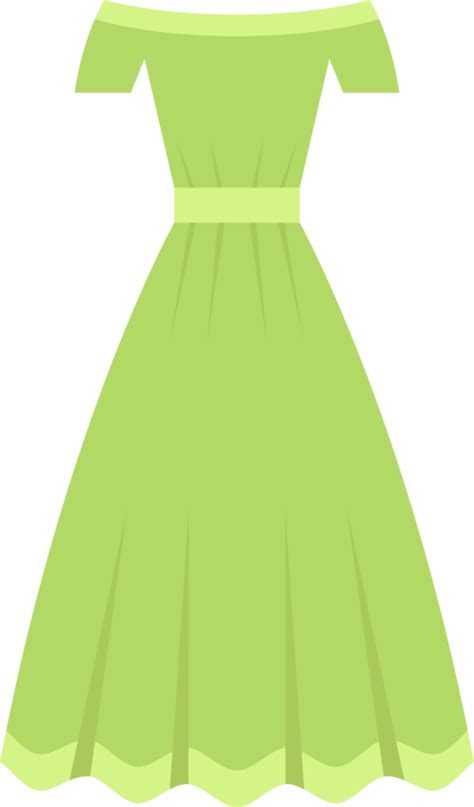 Clipart De Vestido Verde