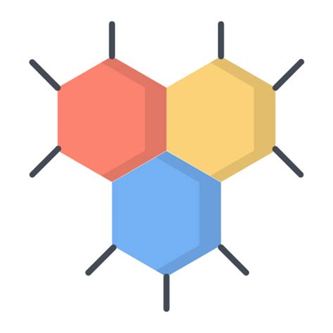 Molecules Generic Color Fill Icon