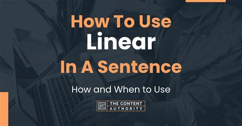 Linear Sentence Examples At Mildred Urban Blog